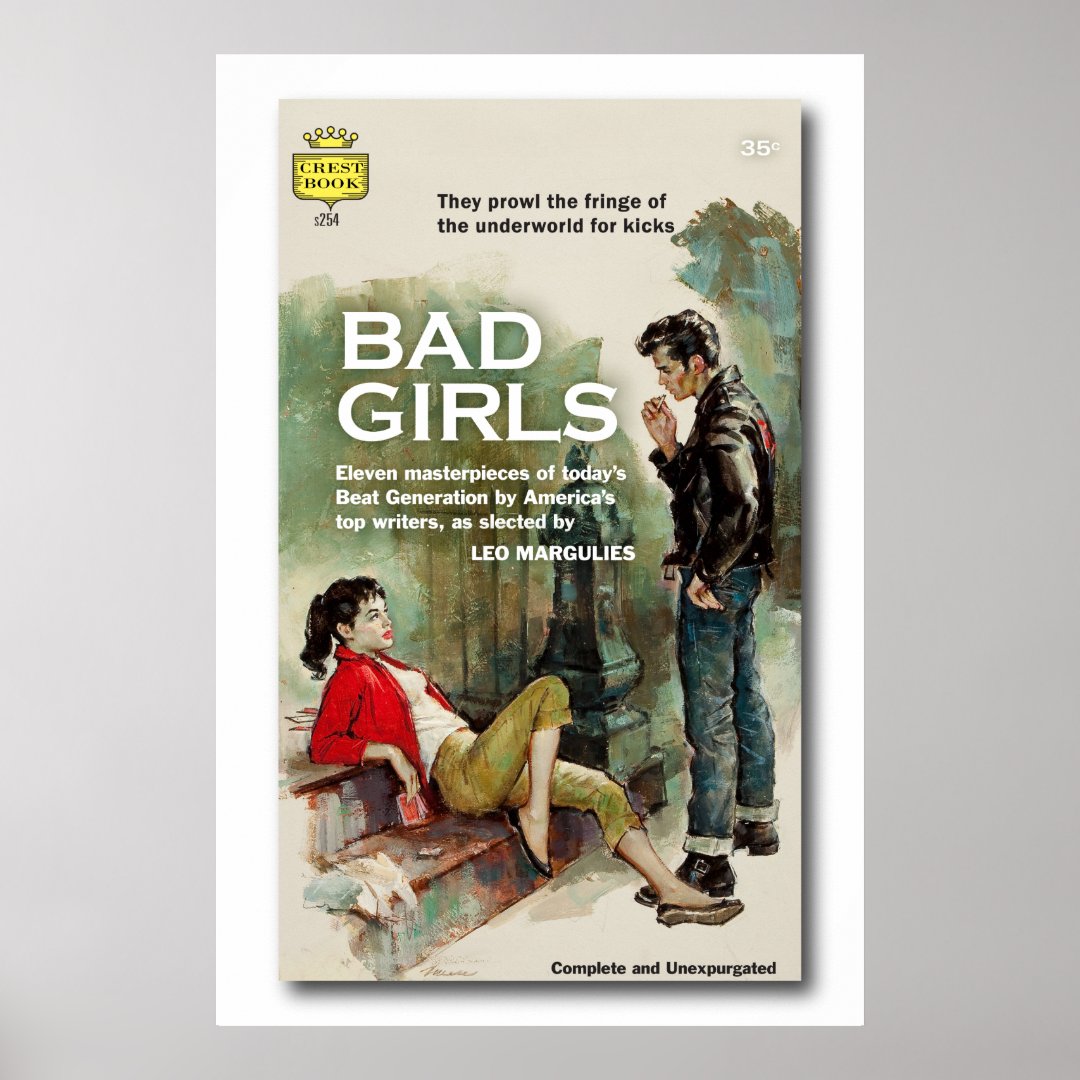 Bad Girls Book Cover Poster | Zazzle