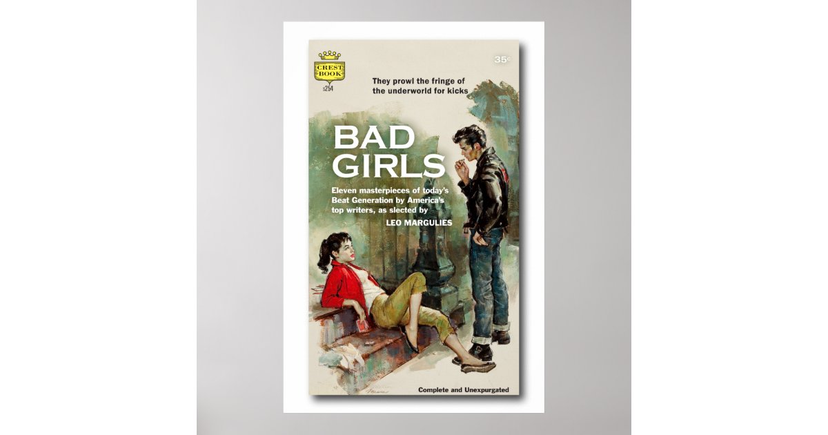 Bad Girls Book Cover Poster | Zazzle