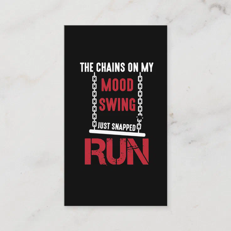 Bad Mood Funny Sarcastic Moody Humor Business Card | Zazzle