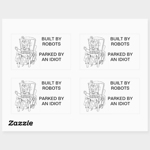 Bad Parking Sticker | Zazzle