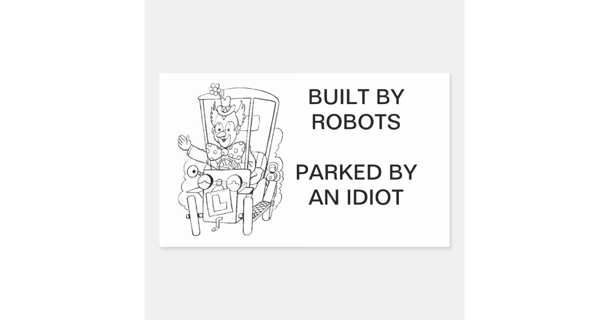 Bad Parking Sticker | Zazzle