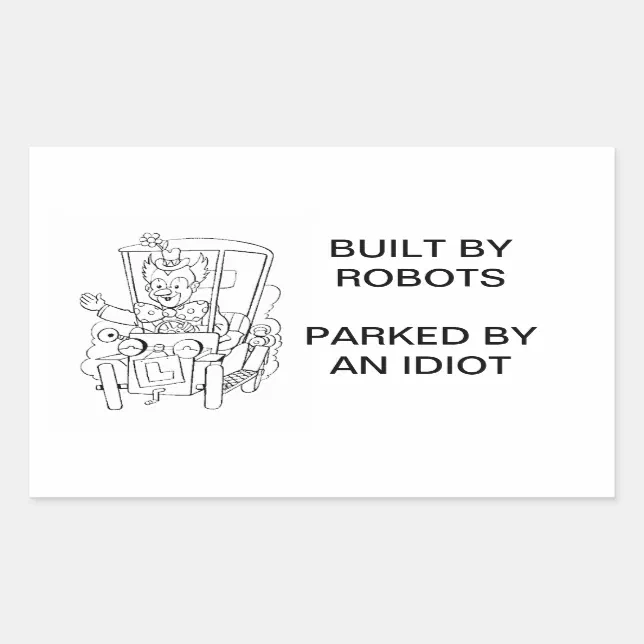 Bad Parking Sticker | Zazzle