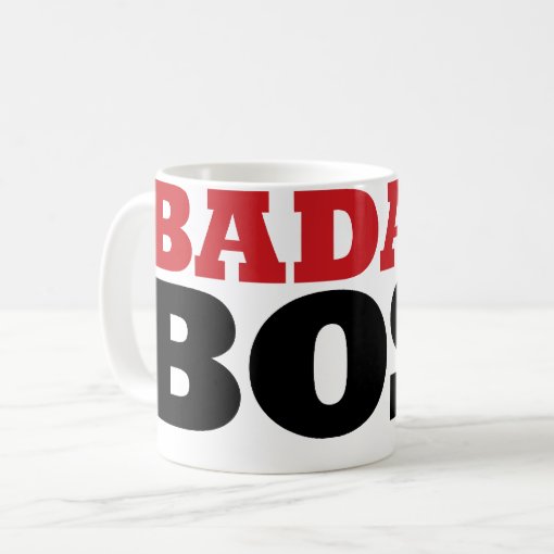 Badass Funny Boss Coffee Mug | Zazzle