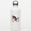 Badass Honey Badger Biker Red Bike Sticker | Zazzle