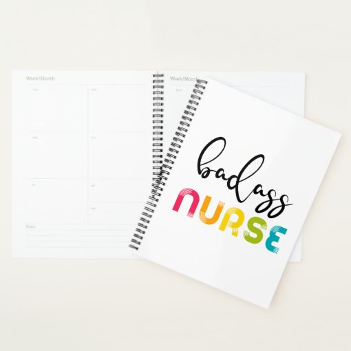 Badass Nurse Planner | Zazzle