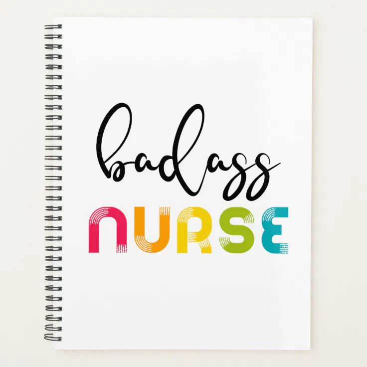 Badass Nurse Planner | Zazzle