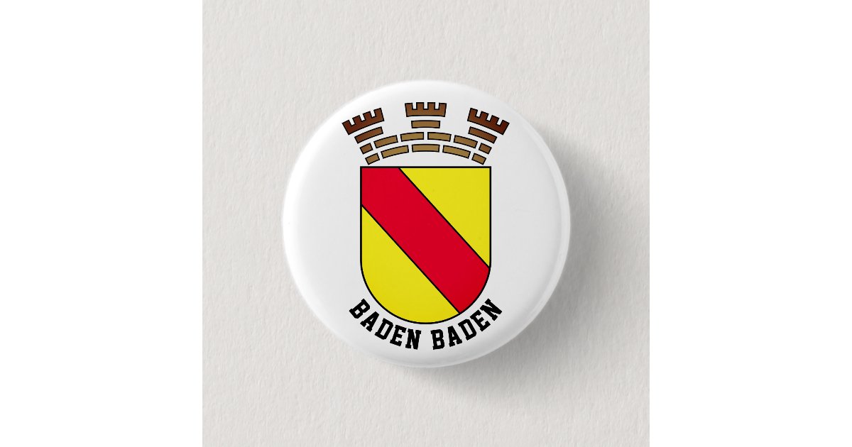 Baden Baden coat of arms - GERMANY Button | Zazzle