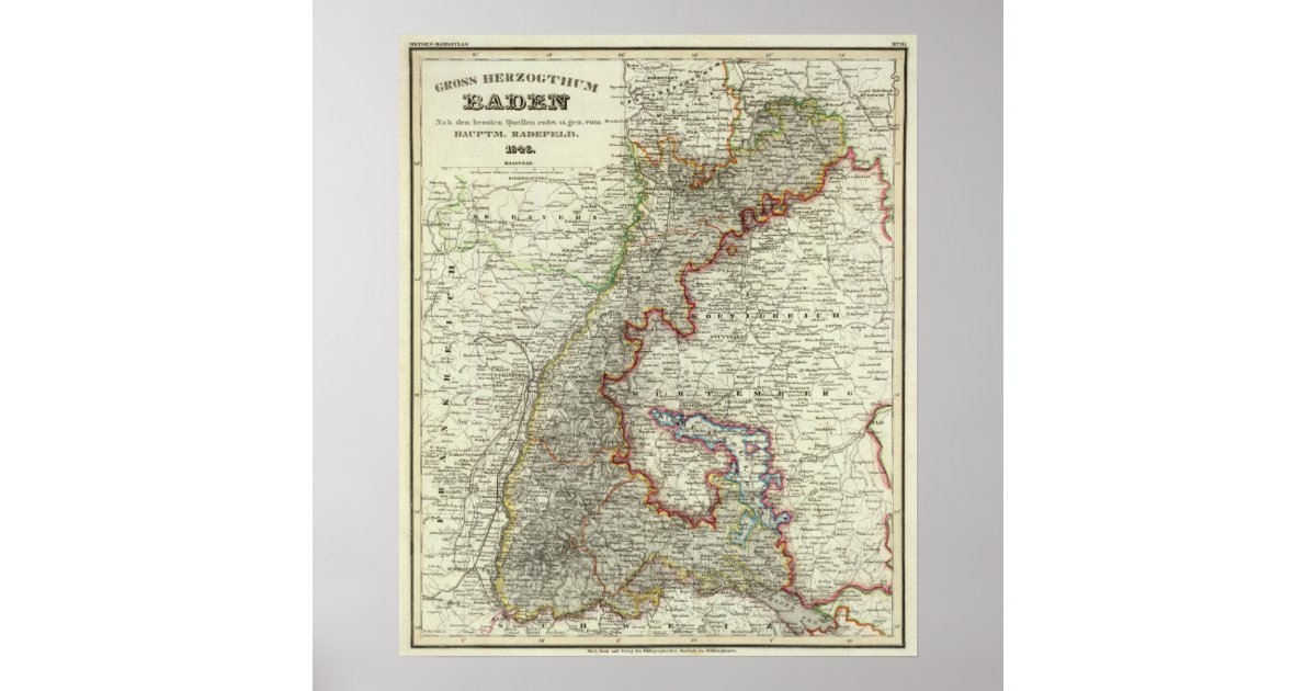 Baden, Germany Poster | Zazzle