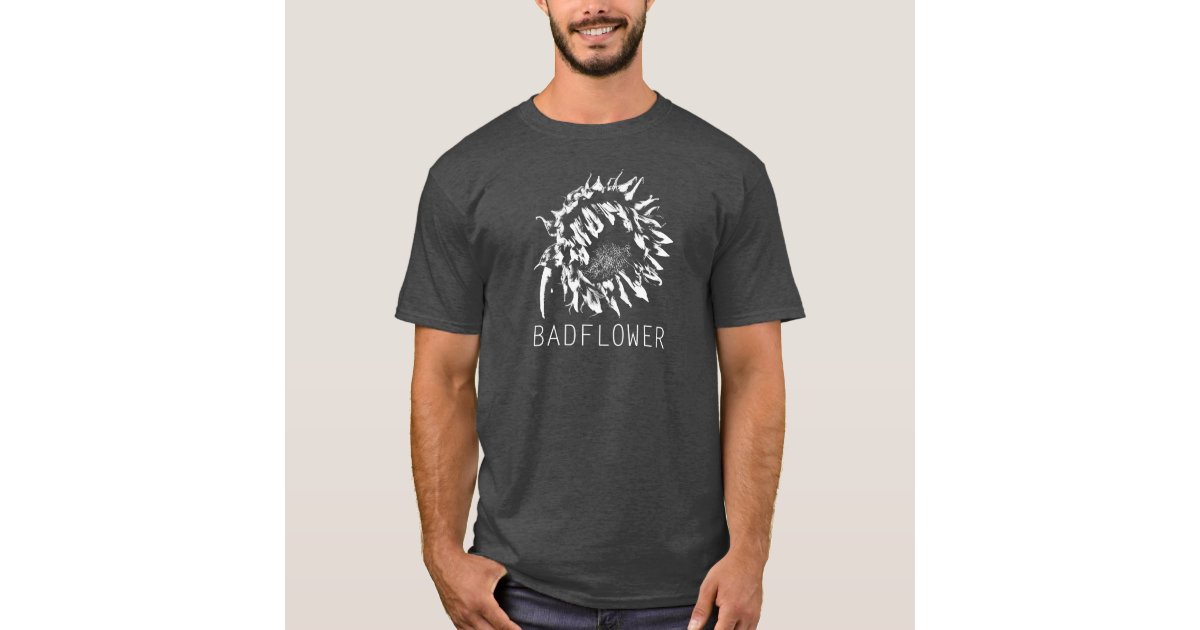 Badflower T-Shirt "Flower Logo" | Zazzle