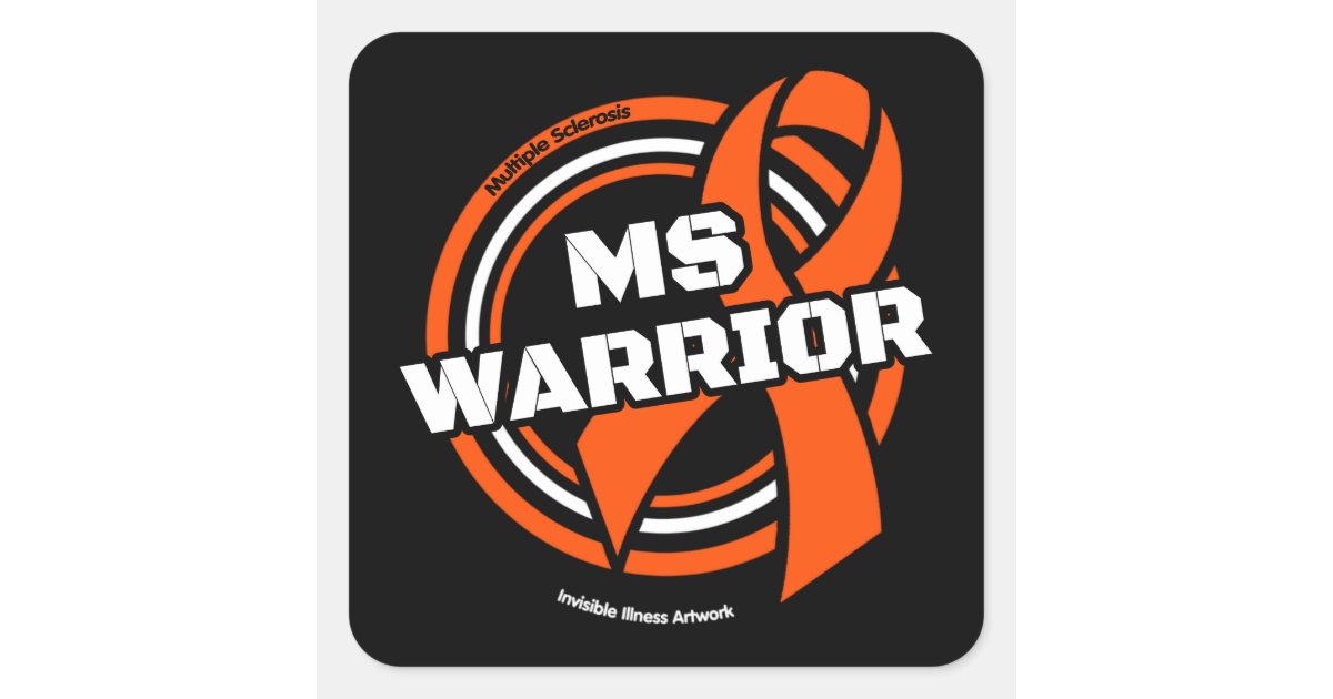 Badge...MS Square Sticker | Zazzle