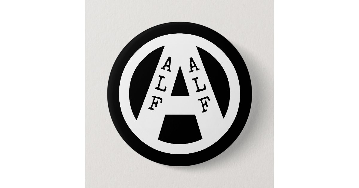 Badge with ALF symbol Button | Zazzle