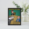 "Badgering The Witness" Postcard | Zazzle