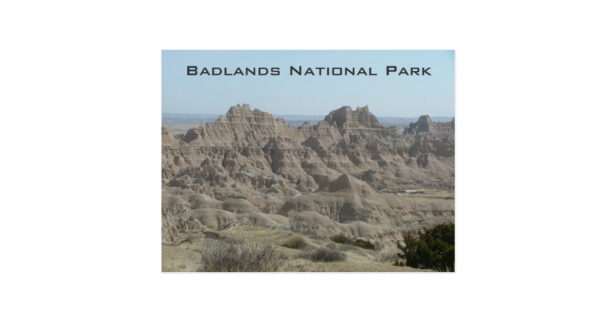 Badlands National Park Postcard | Zazzle.com