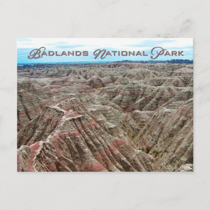 Badlands National Park, South Dakota Postcard | Zazzle.com