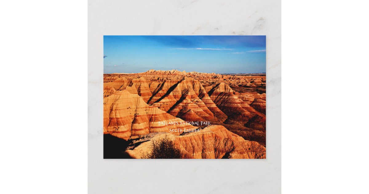 Badlands National Park, South Dakota Postcard | Zazzle
