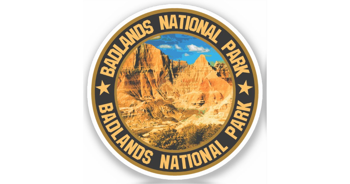 Badlands National Park Sticker | Zazzle