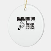 badminton ceramic ornament | Zazzle
