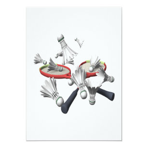 Badminton Invitations | Zazzle