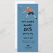 Badminton Invitation | Zazzle