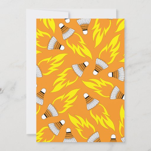 Badminton Kids Birthday Party Sports Invitation | Zazzle