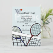 Badminton Party / Picnic Invitation | Zazzle