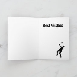 Badminton player card | Zazzle