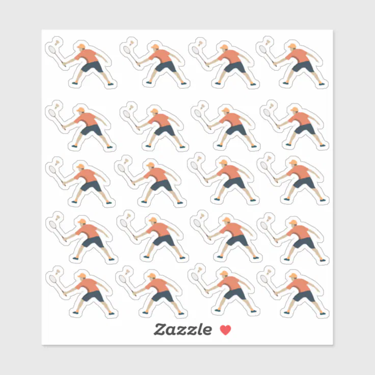 Badminton Sticker | Zazzle