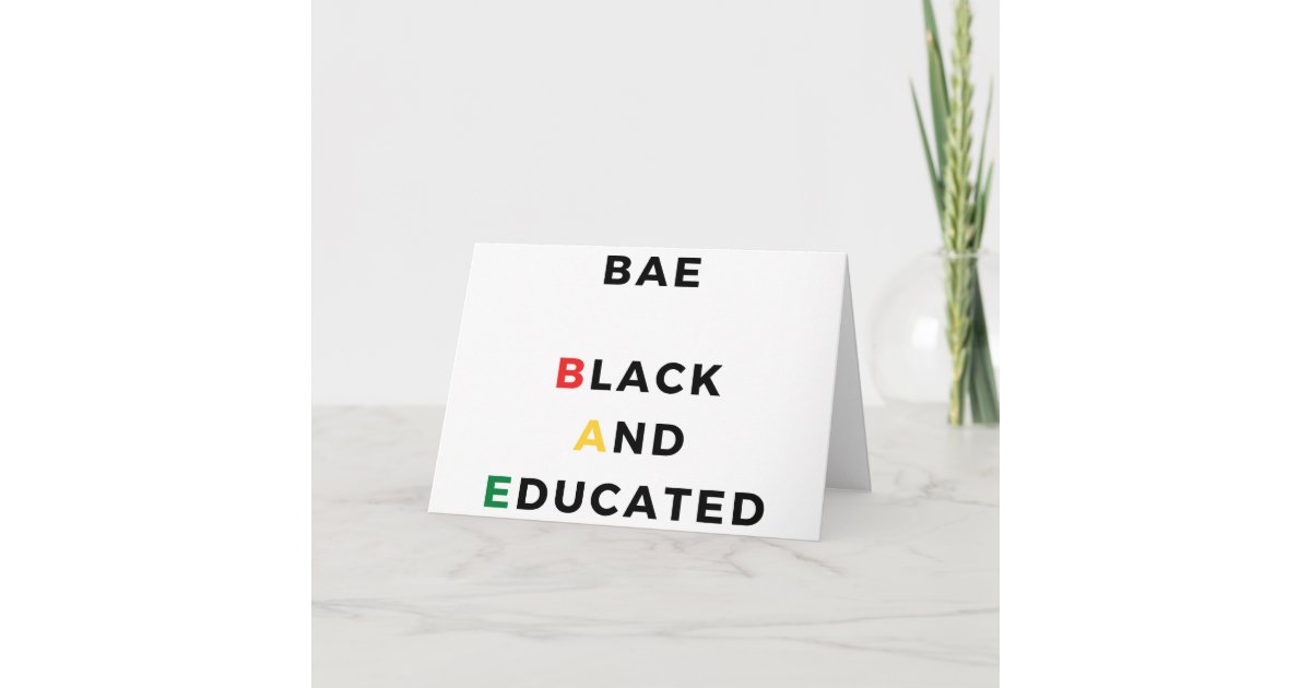 BAE Graduate Card | Zazzle
