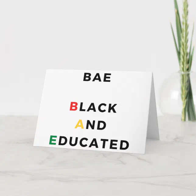 BAE Graduate Card | Zazzle