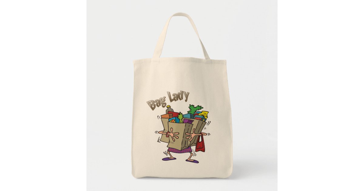 Bag Lady Cartoon | Zazzle