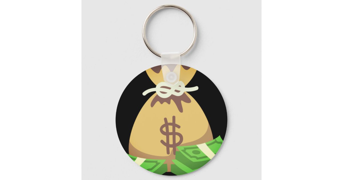 Bag Of Money Keychain | Zazzle