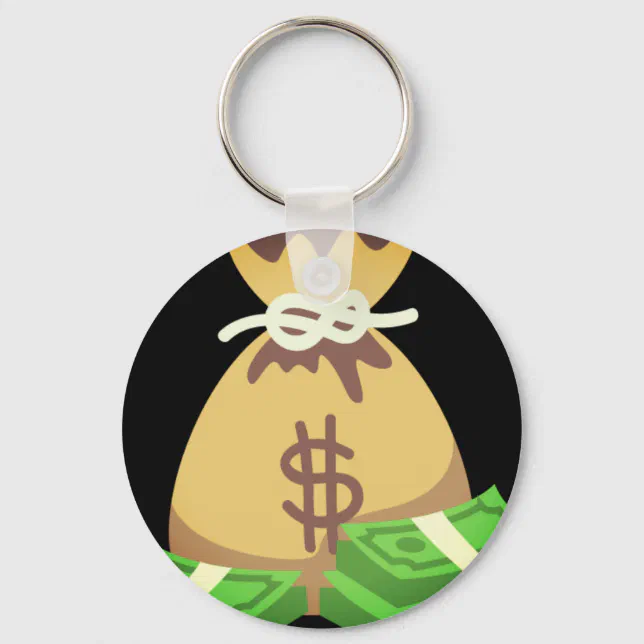 Bag Of Money Keychain | Zazzle