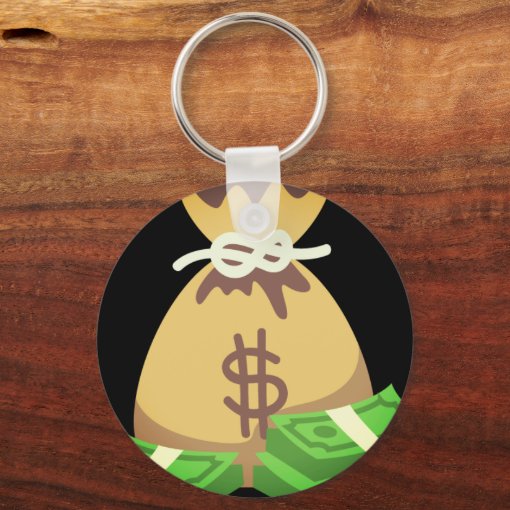 Bag Of Money Keychain | Zazzle
