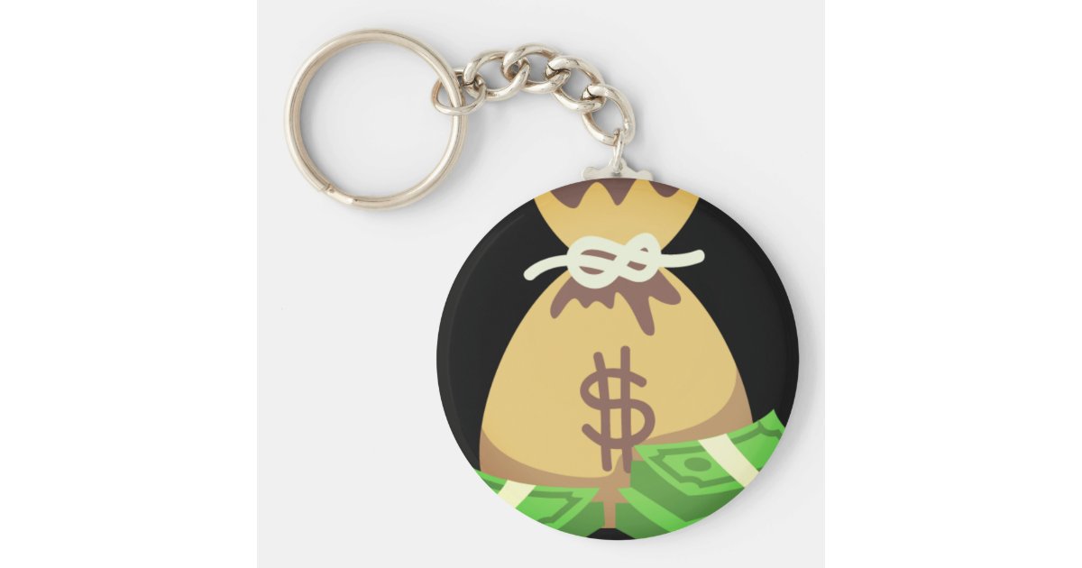 Bag Of Money Keychain | Zazzle.com