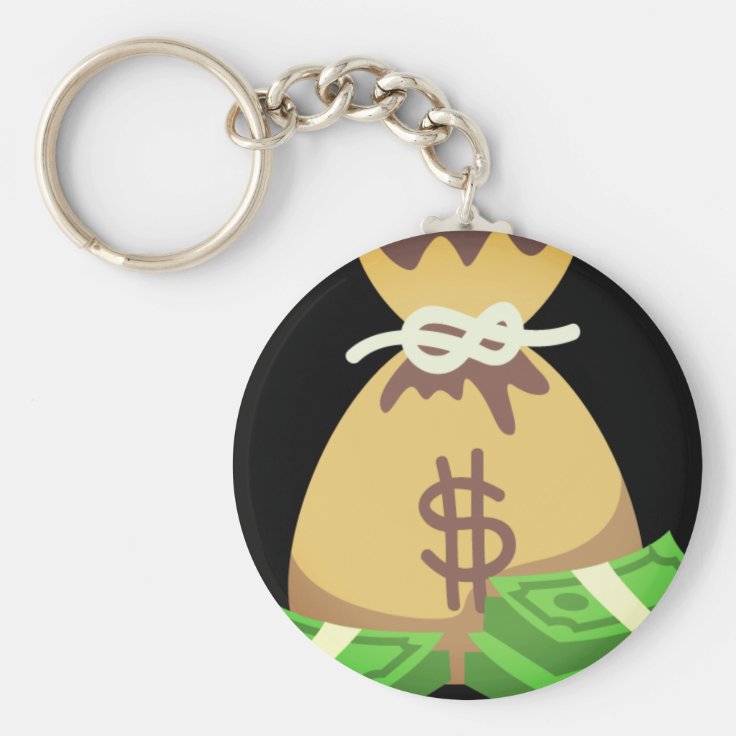 Bag Of Money Keychain | Zazzle
