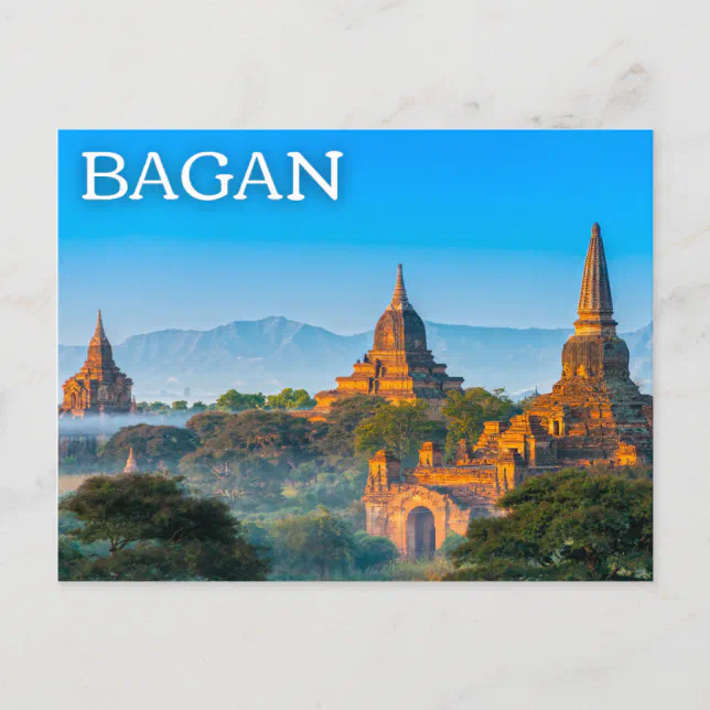 Bagan, Myanmar (Burma) Postcard | Zazzle