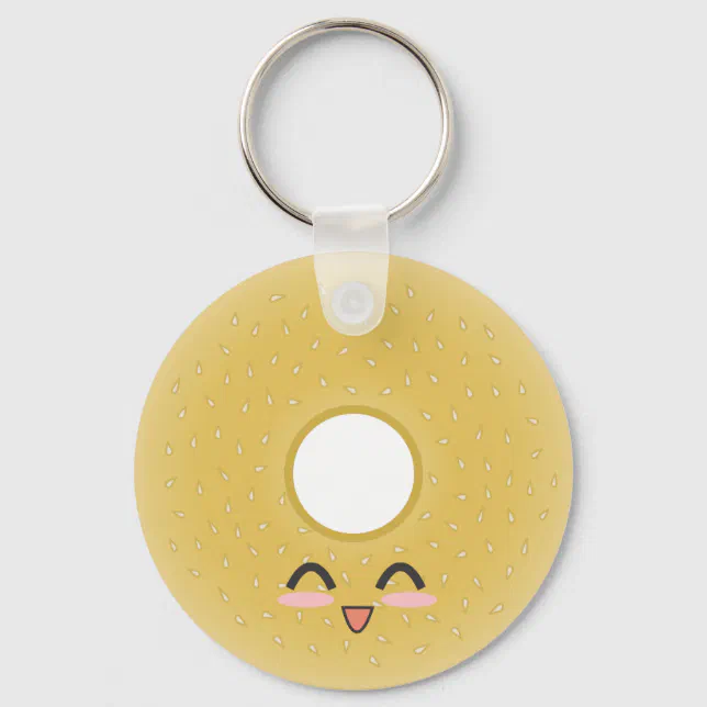 Bagel - Bagel Keychain | Zazzle
