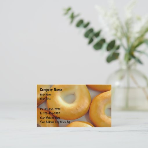 Bagel Business Cards | Zazzle
