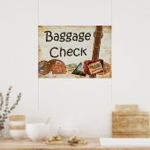 Baggage Check Sign | Zazzle