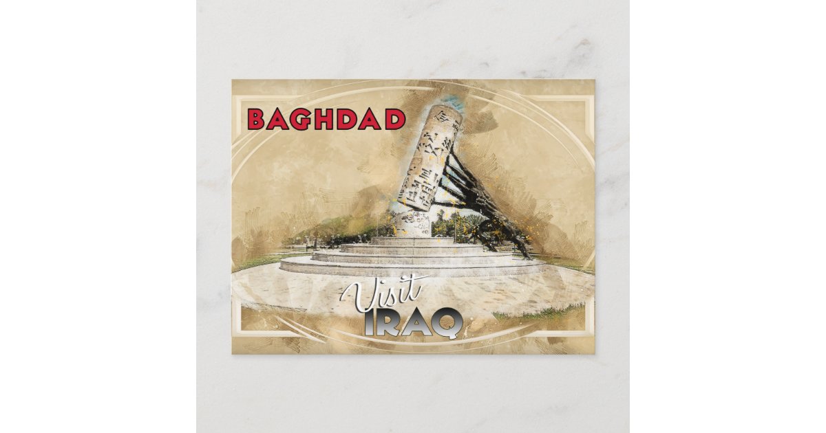 Baghdad, Visit Iraq Postcard | Zazzle