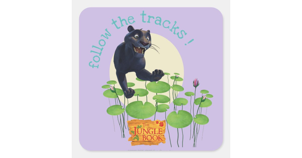 Bagheera 2 square sticker | Zazzle