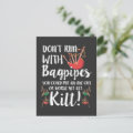 Bagpipe Quote Kilt Music Scotland Bagpiping Humor Postcard | Zazzle