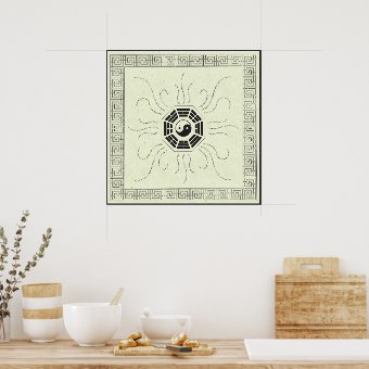 Bagua with Affirmations Poster | Zazzle