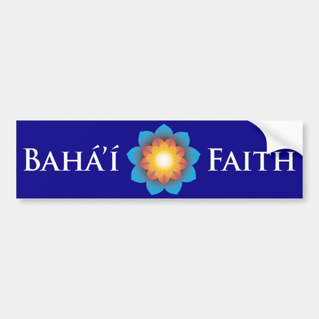 Bahá'í Faith Bumper Sticker | Zazzle