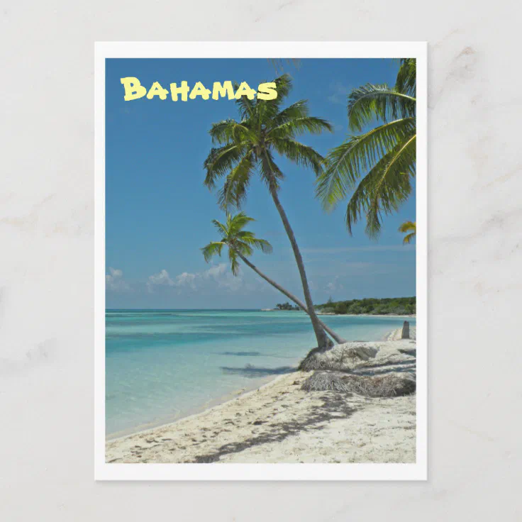 Bahamas Beach Post Card | Zazzle