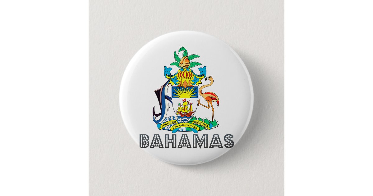 Bahamas Coat of Arms Button | Zazzle