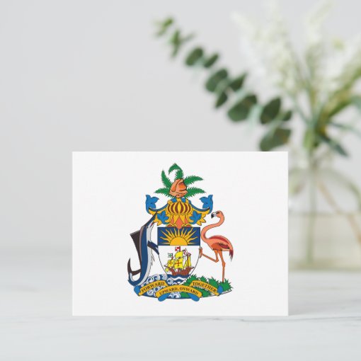 Bahamas Coat of Arms Postcard | Zazzle