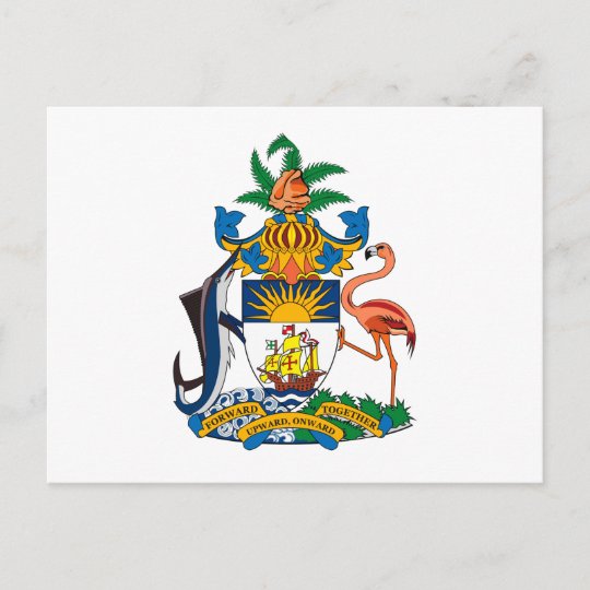Bahamas Coat of Arms Postcard | Zazzle.com
