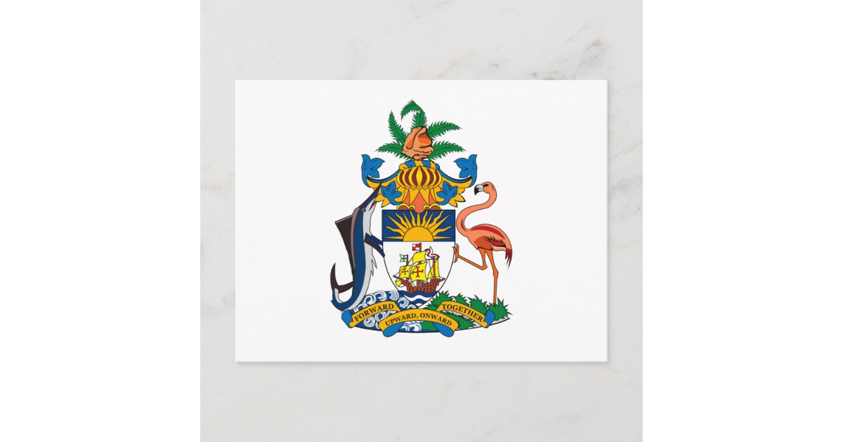 Bahamas Coat of Arms Postcard | Zazzle