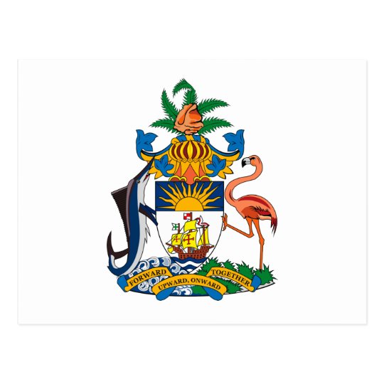 Bahamas Coat of Arms Postcard | Zazzle.com